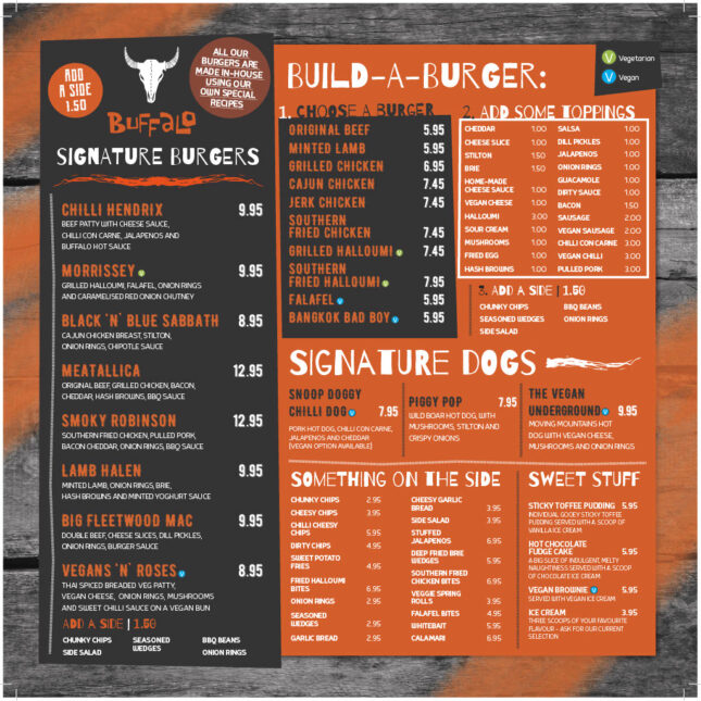 Food - Buffalo Bar Bournemouth