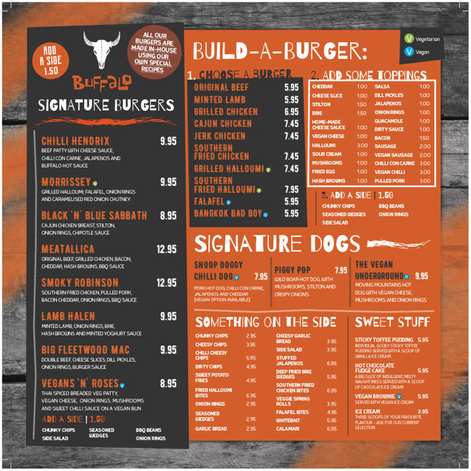 Food - Buffalo Bar Bournemouth